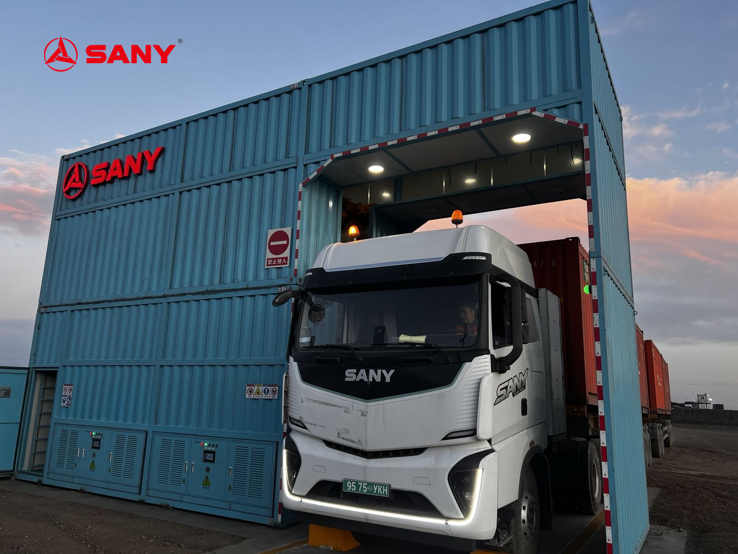 Giao hàng lịch sử! Bản đồ điện khí hóa của SANY TRUCK mở ra một tọa độ ...
